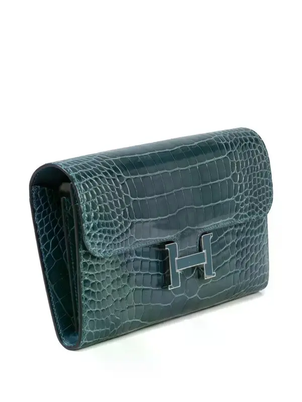 Hermès Constance Long Wallet - Blue