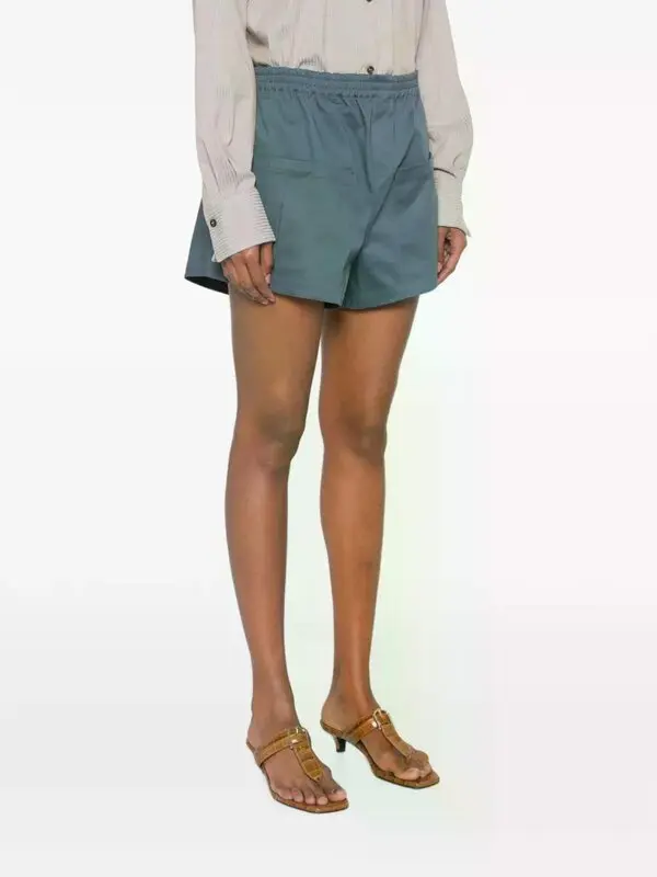 THE M.. Elasticated Waistband Patch Pocket Shorts
