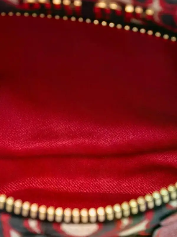 Miu Miu Jacquard And Goatskin Pouch