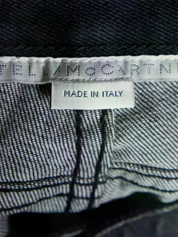 Stella McCartney Slim-fit Jeans With Star Embroidery - Grey