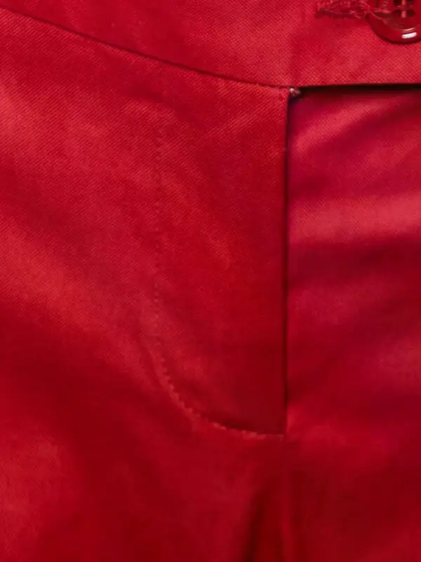 Moschino Tailored Trousers With Button And Zip Fly - Red