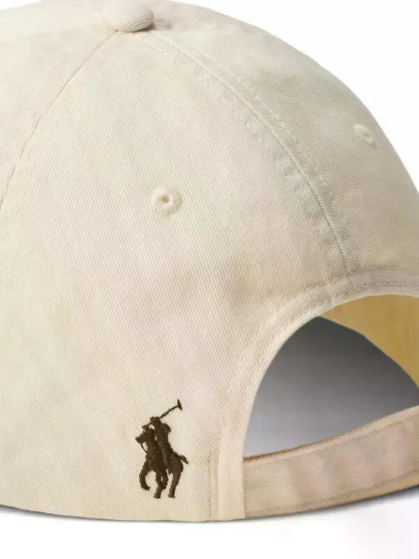 Polo Ralph Lauren Embroidered Cotton Twill Cap - Neutrals