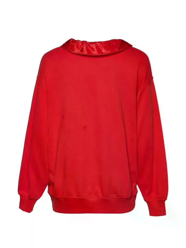 Kenzo Ruffled Collar Sweatshirt - Red