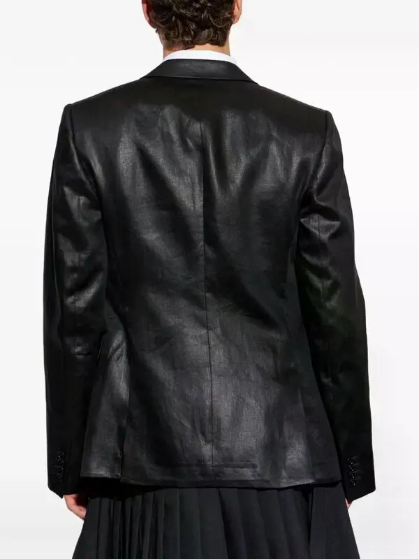 Alexander McQueen Linen Double-vent Blazer