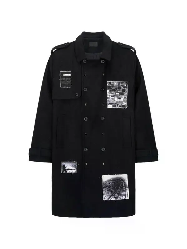 RtA Julian Patch-detail Trench Coat