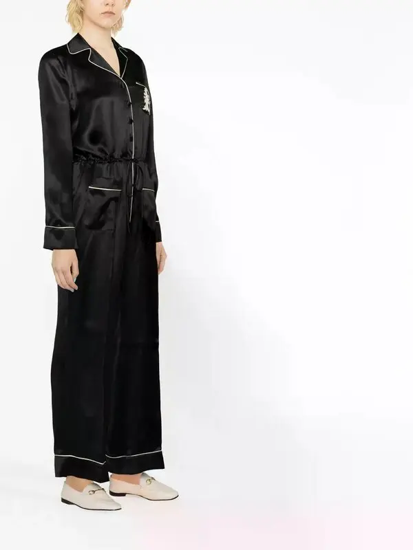 Gucci Embroidered Logo Jumpsuit