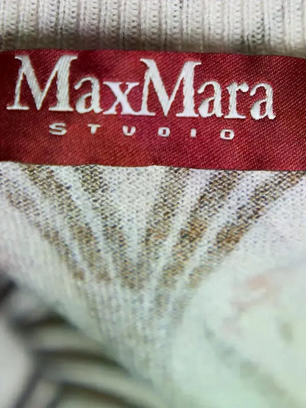 Max Mara Floral Print Knit Top