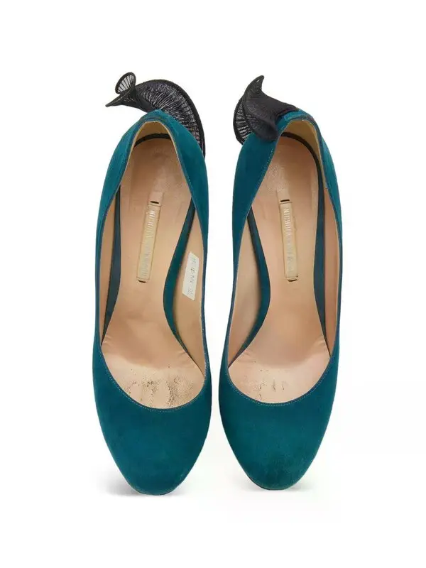 NICHOLAS KIRKWOOD Suede Platform Stiletto Pumps