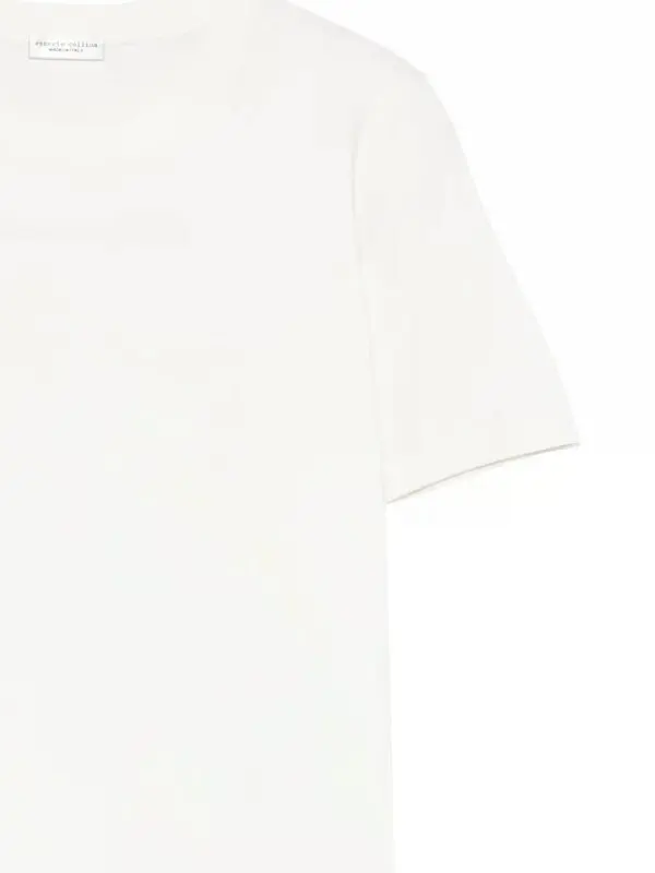 ROBERTO COLLINA Ribbed-trim T-shirt