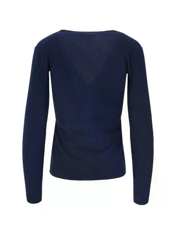 LA ROSE V-neck Button-up Cardigan