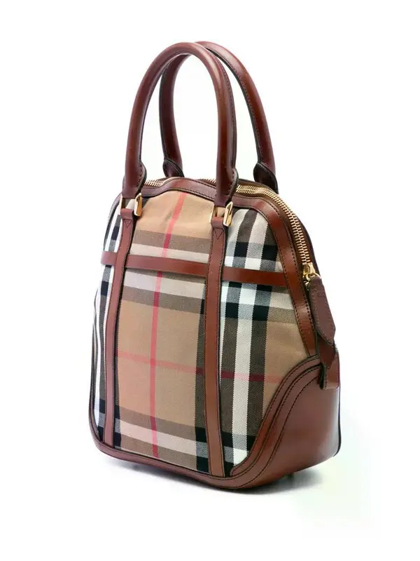 Burberry House Check Canvas Orchard Handbag