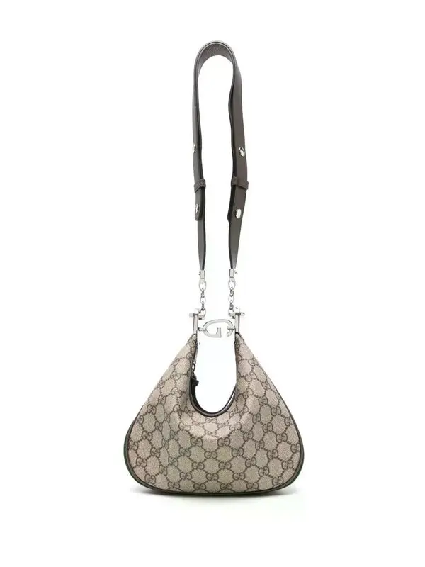 Gucci Small Attache Shoulder Bag - Neutrals