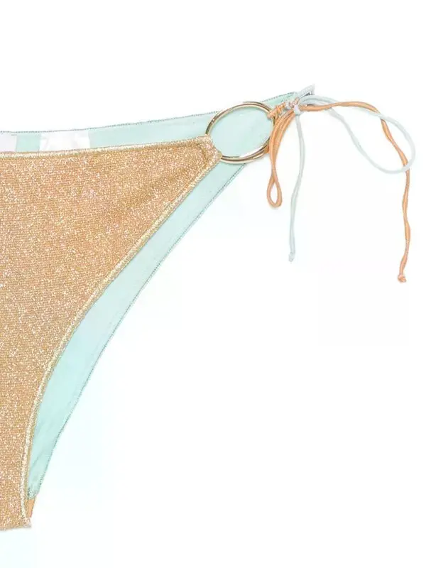 Oseree Glitter Effect Ring Detail Bikini