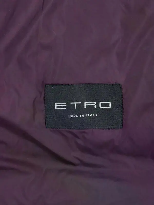 Etro Quilted Paisley Print Coat