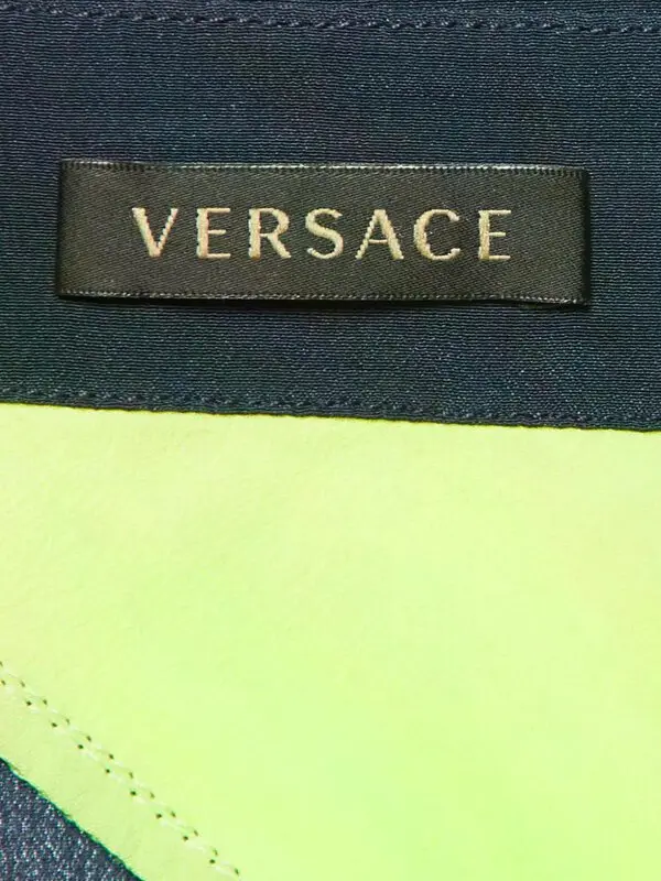 Versace Color-block Asymmetric Shirt