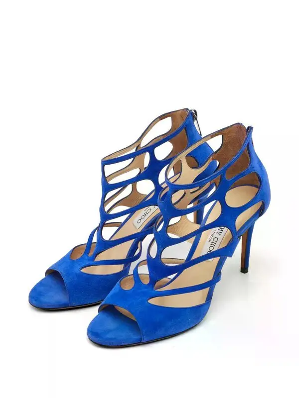 JIMMY CHOO Ren Caged Stiletto Sandals