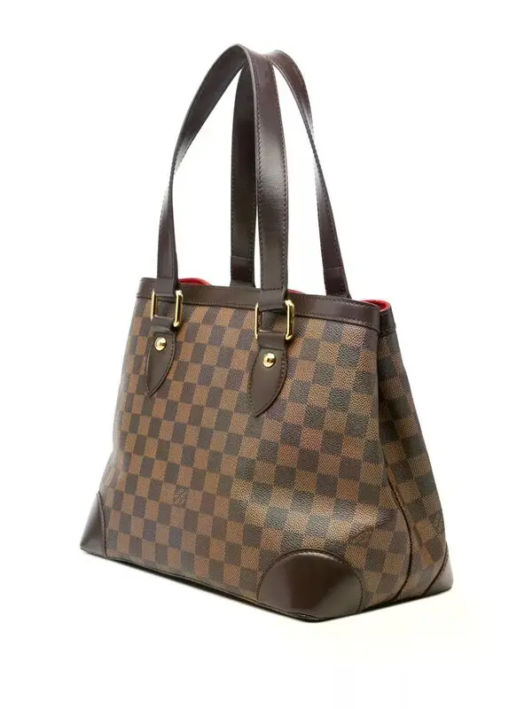 LOUIS VUITTON Damier Ebene Hampstead Pm Tote Bag - Brown