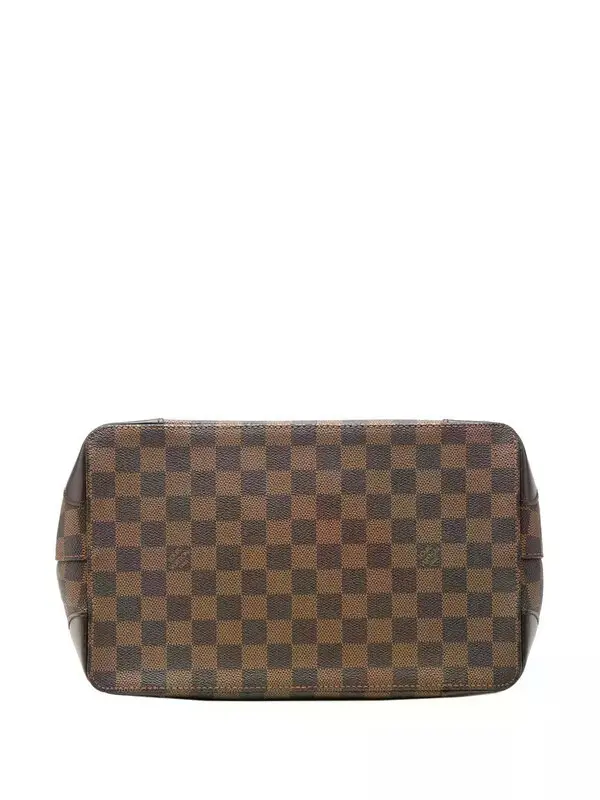 LOUIS VUITTON Damier Ebene Hampstead Pm Tote Bag - Brown