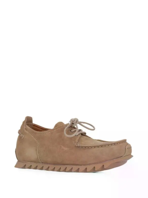 BEKK Suede Lace-up Loafers With Vibram Sole