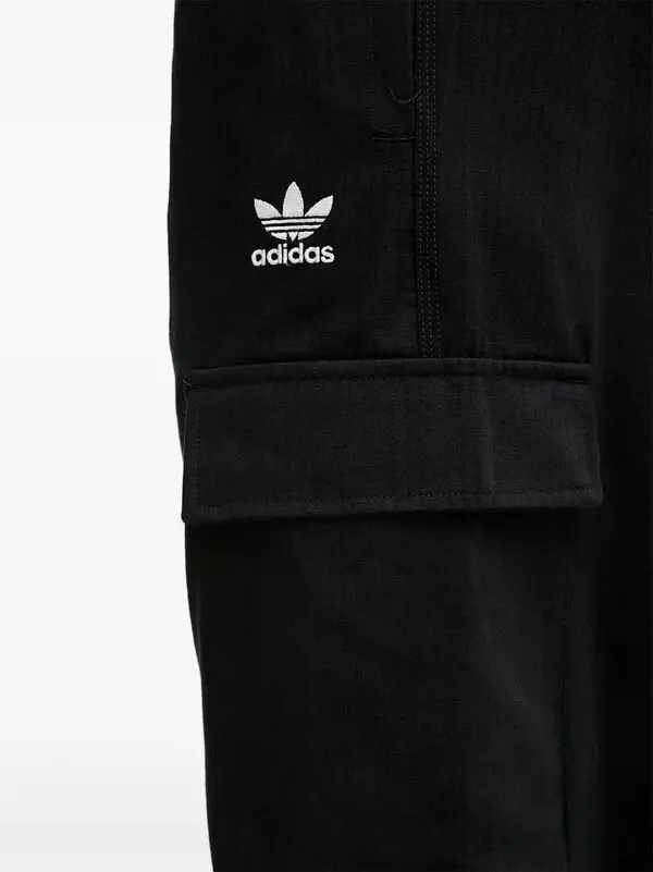 Adidas Logo-embroidered Ripstop Cargo Pants