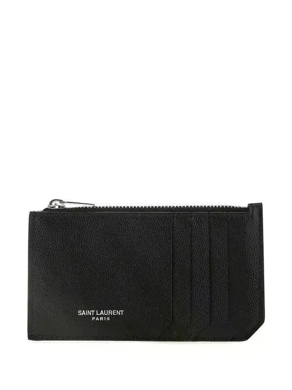 Saint Laurent Fragments Card Holder - Black