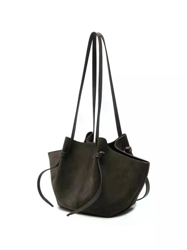Yuzefi Mochi Leather Shoulder Bag - Brown
