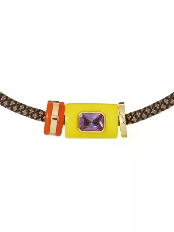 ROXANNE ASSOULIN Cylinder Crystal-embellished Necklace