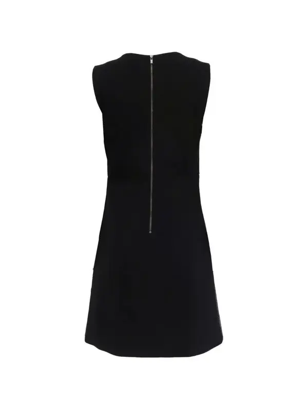 Diane Von Furstenberg Yvette Metallic V-neck Dress