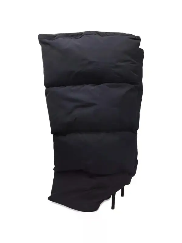 Balenciaga Quilted Knee-high Stiletto Boots - Black