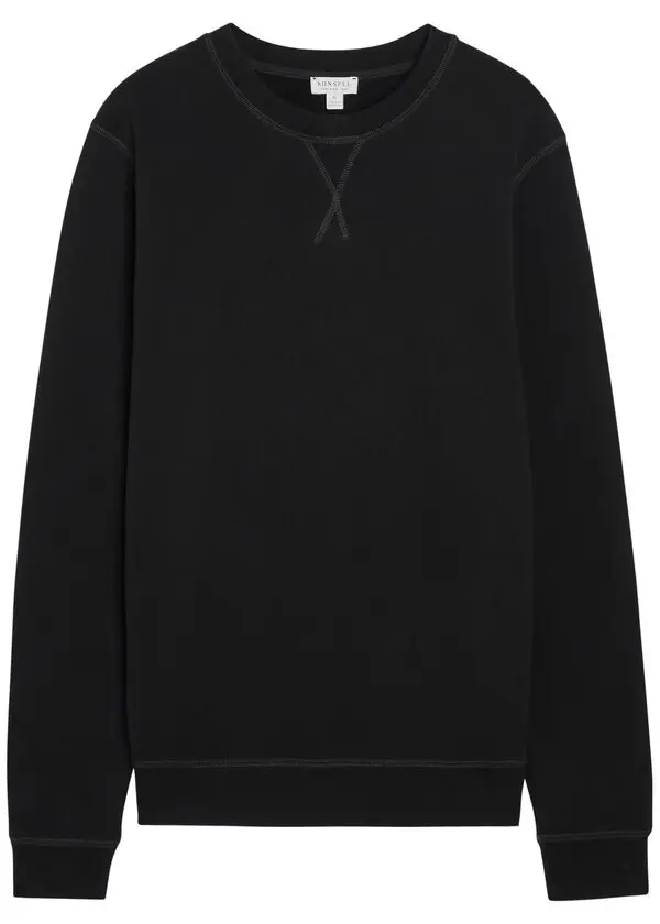 Sunspel Crew-neck Cotton Sweatshirt
