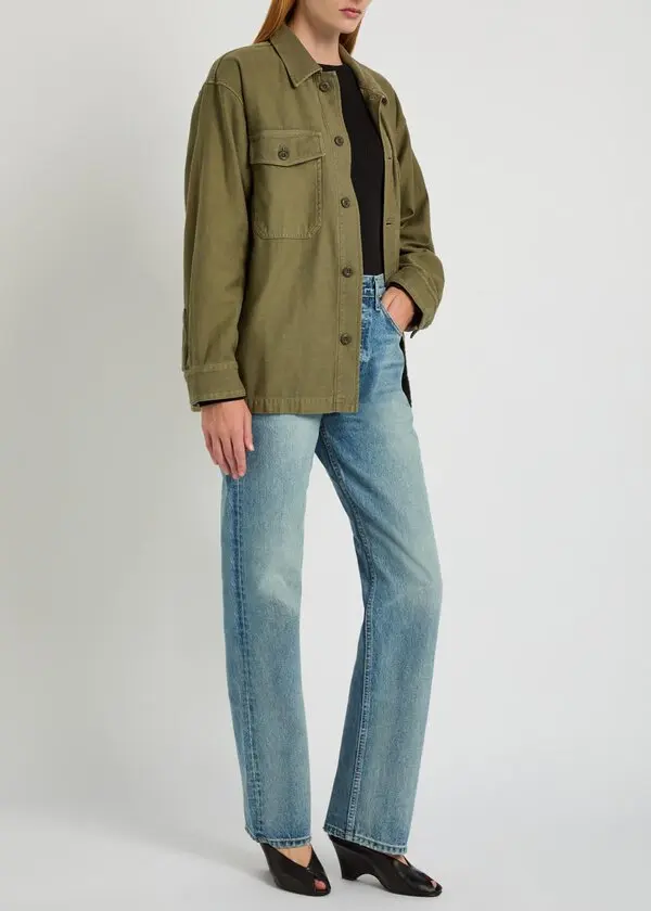 NILI LOTAN Howard Cotton Overshirt