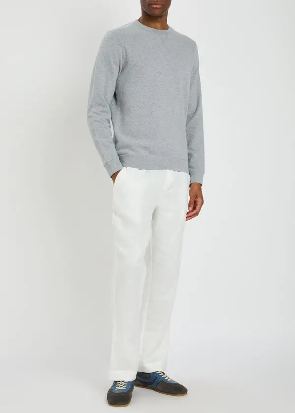 Sunspel Crew Neck Cotton Sweatshirt