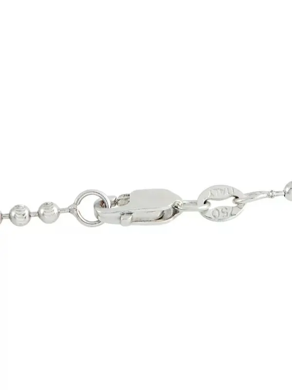 THEO FENNELL 18k White Gold Diamond Cross Pendant Necklace - Silver