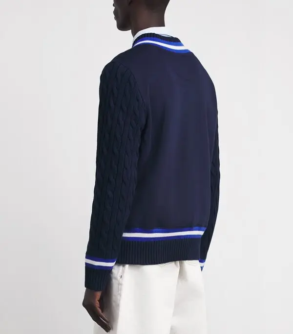 Polo Ralph Lauren Wimbledon Hybrid V-neck Sweatshirt