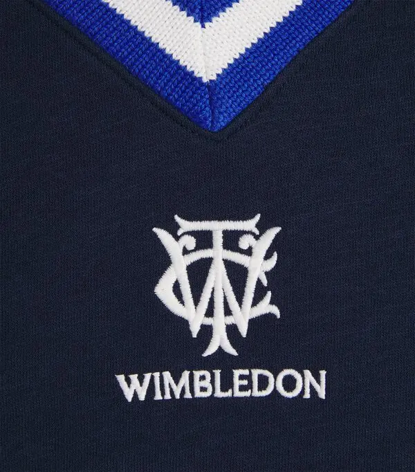 Polo Ralph Lauren Wimbledon Hybrid V-neck Sweatshirt