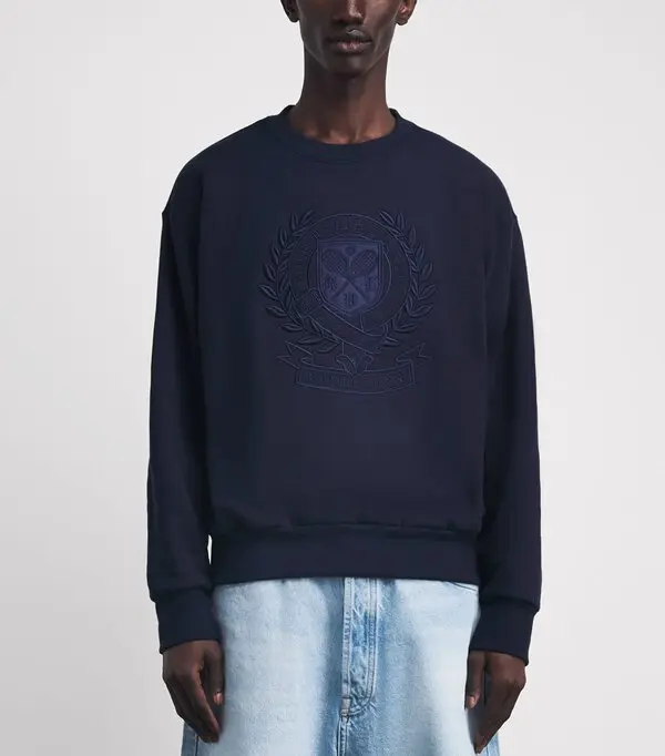Rlx Ralph Lauren Wimbledon Emblem Crewneck Sweatshirt