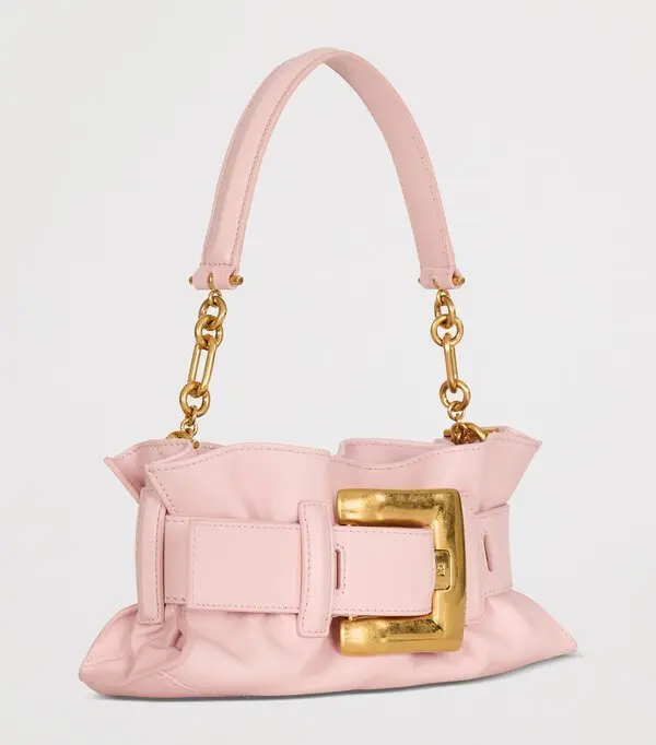Balmain Mini Leather Anthem Shoulder Bag