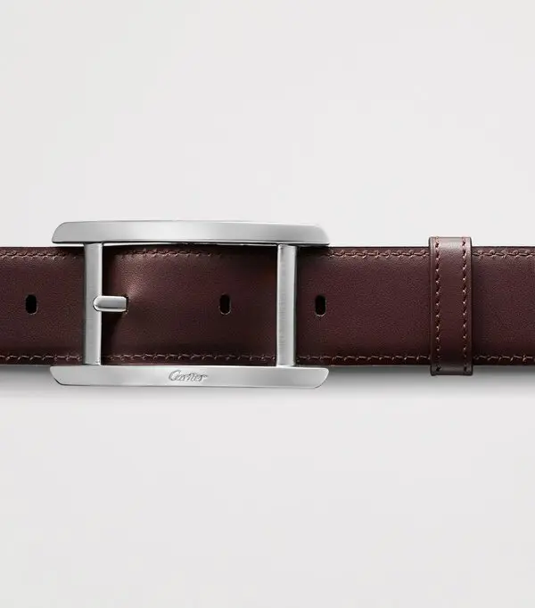 Cartier Tank De Reversible Leather Belt