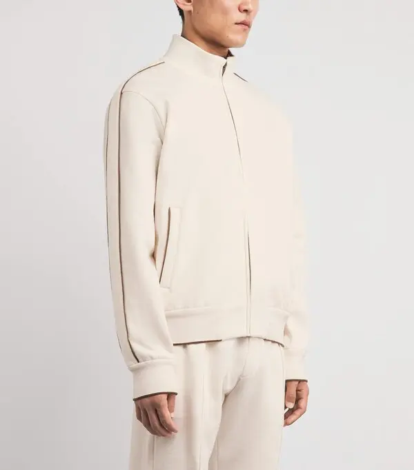 Ralph Lauren Purple Label Wimbledon Cotton-cashmere Sweatshirt