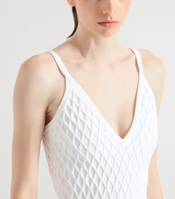 Balmain Knitted Flared Mini Dress