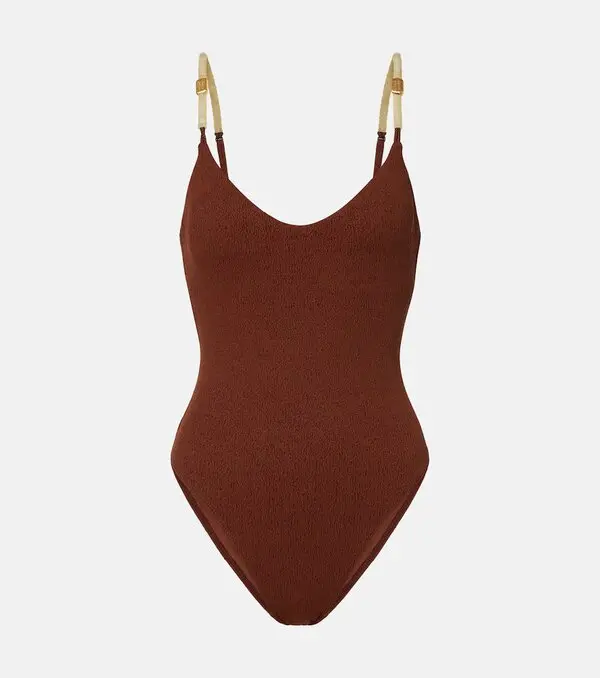 VIX PAULA HERMANNY Harper Beaded Swimsuit