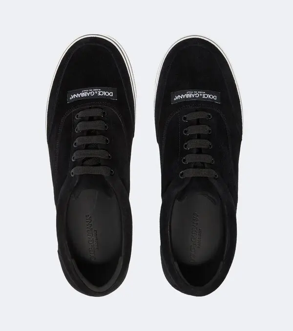 Dolce & Gabbana Suede Lace-up Sneakers