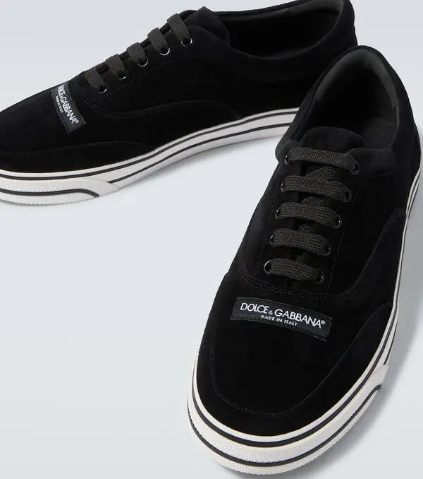 Dolce & Gabbana Suede Lace-up Sneakers