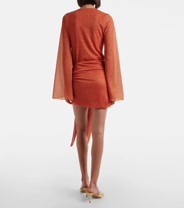 Oseree Lumiere Metallic Beach Dress