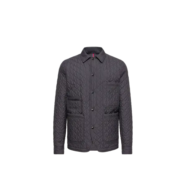Moncler Theoline Diamond-quilted Padded Jacket - Blue
