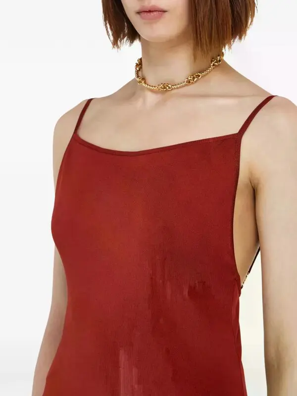 FERRAGAMO Knitted Slip Dress