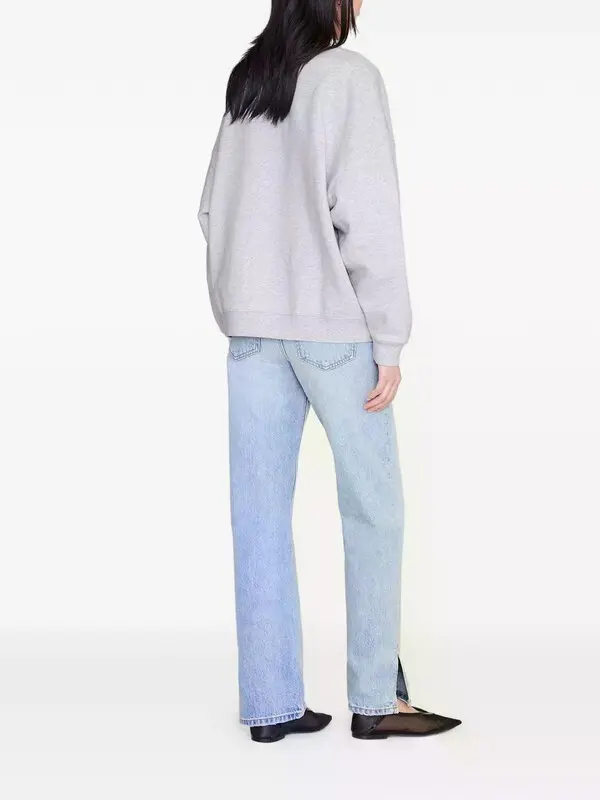 ANINE BING Miles Leopard Print Sweatshirt