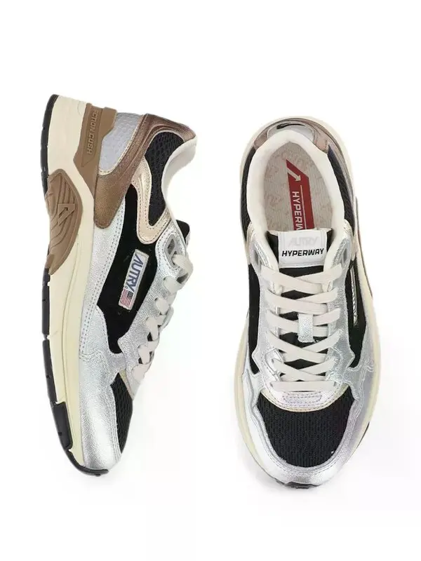 AUTRY Hyperway Mesh-panel Sneakers - Silver