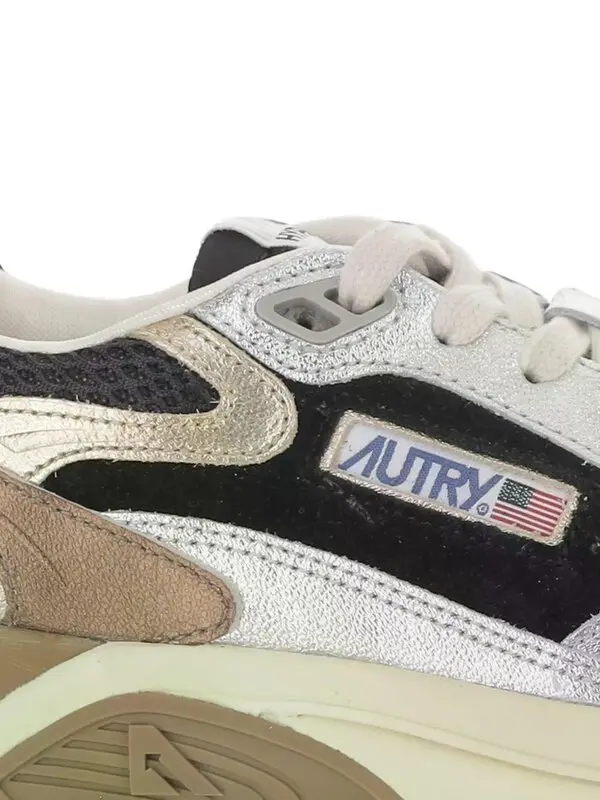 AUTRY Hyperway Mesh-panel Sneakers - Silver