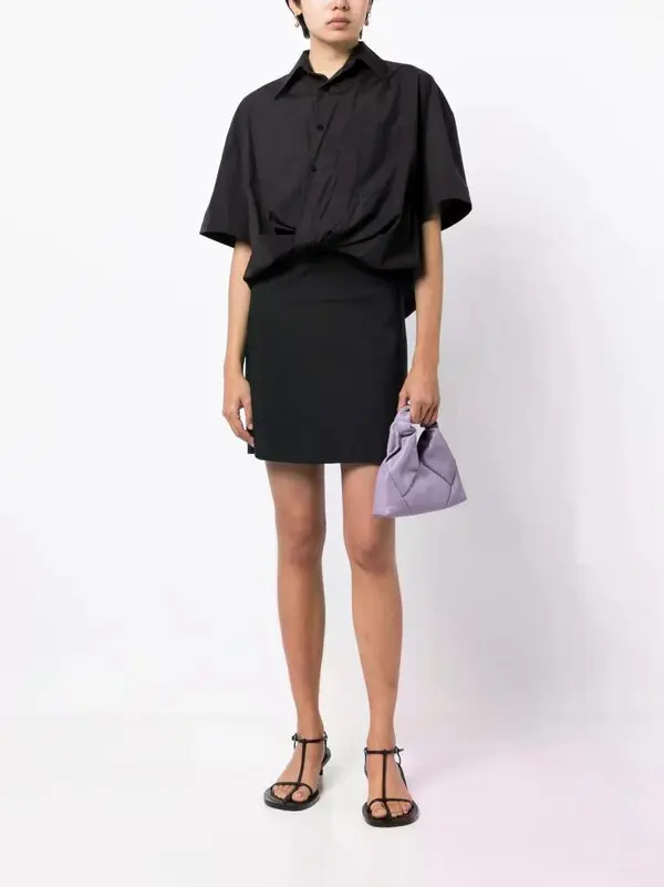 JNBY Short Sleeve Wrapped Dress - Black